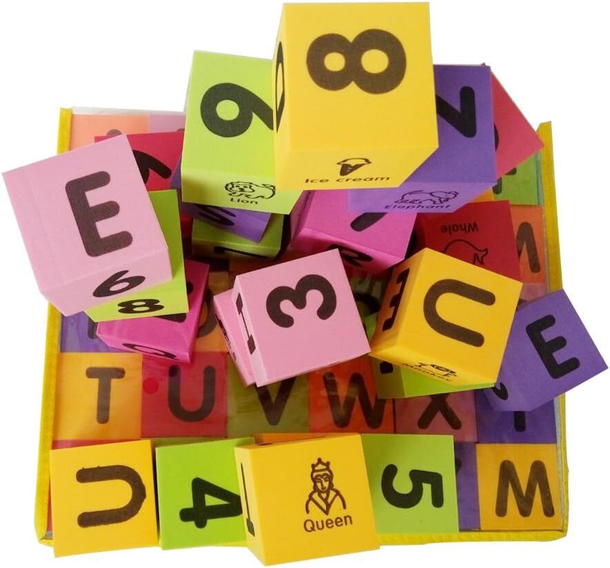 Colorful Foam Alphabet Blocks Letters