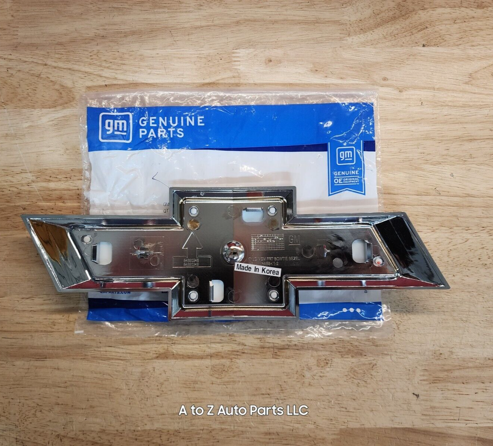 2022-2024 Chevrolet Silverado Large Black Grille Bowtie Emblem ...