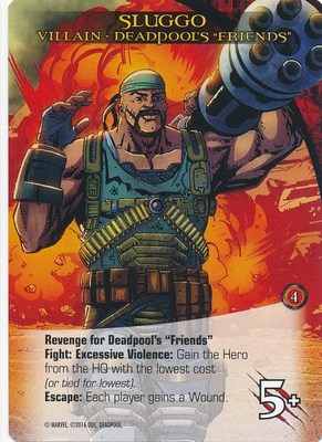 SLUGGO Upper Deck Marvel Legendary VILLAIN DEADPOOL'S FRIENDS | eBay