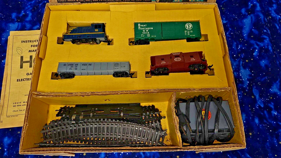 Vintage MARX HO Scale Train 16450 Set with Original Box | eBay