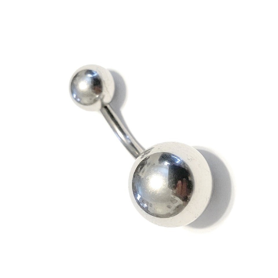 Surgical Steel 14g, 12g & 10g VCH Barbell in 10mm Length & 6mm & 10mm ...