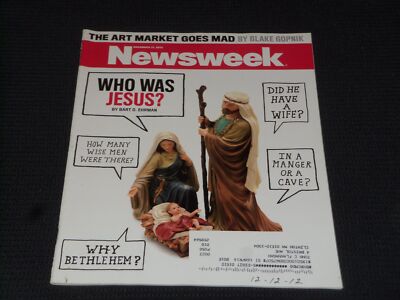 2012 DECEMBER 17 NEWSWEEK MAGAZINE - WHO WAS JESUS? FRONT COVER - L ...