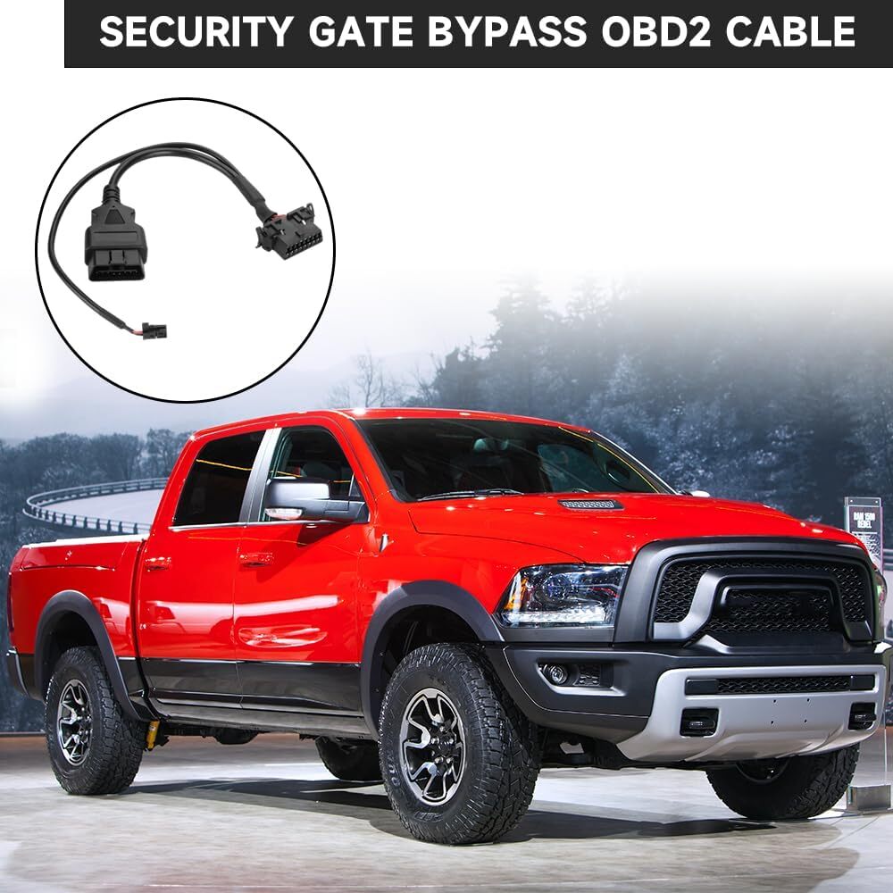 Security Gate Bypass OBD2 Cable for 2018-2020 Dodge Cummins RAM 1500 ...