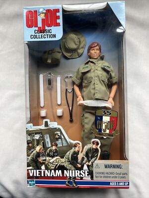 Vintage Hasbro 1999 GI Joe Classic Collection Vietnam Nurse NOS see ad ...