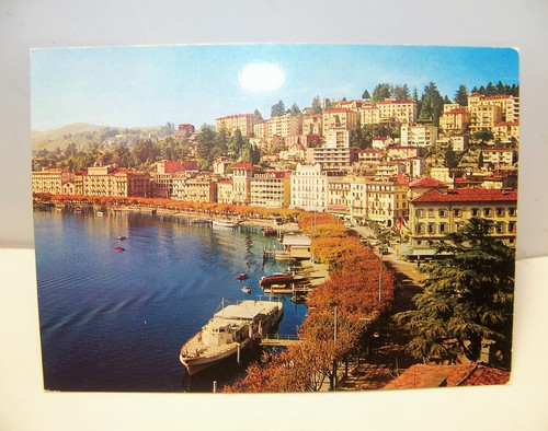 Color Photo Postcard Lugano the Lakefront A-8 | eBay