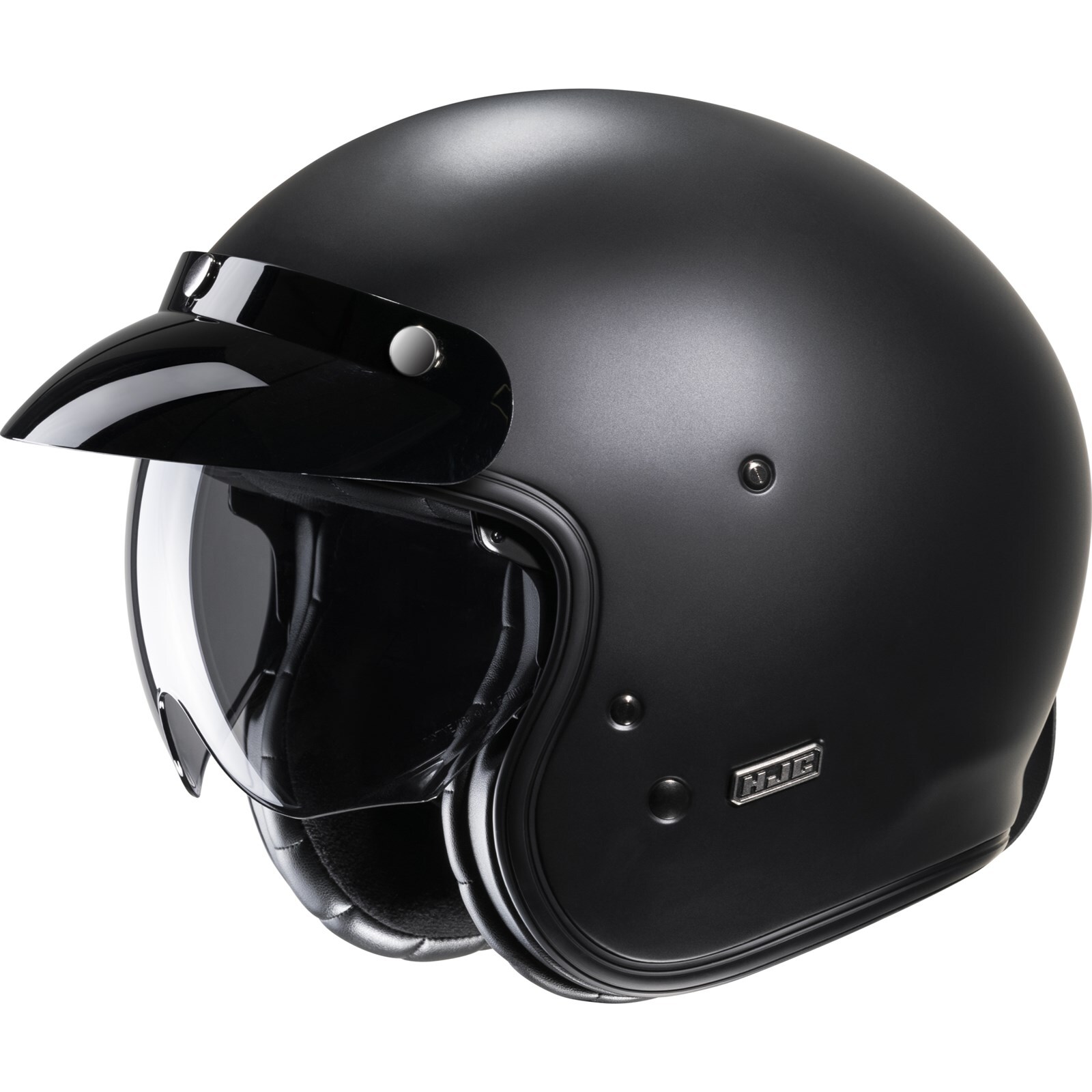 HJC Motorrad Helm V31 Solid Gr. L Retro Jethelm mit Sonnenblende ...