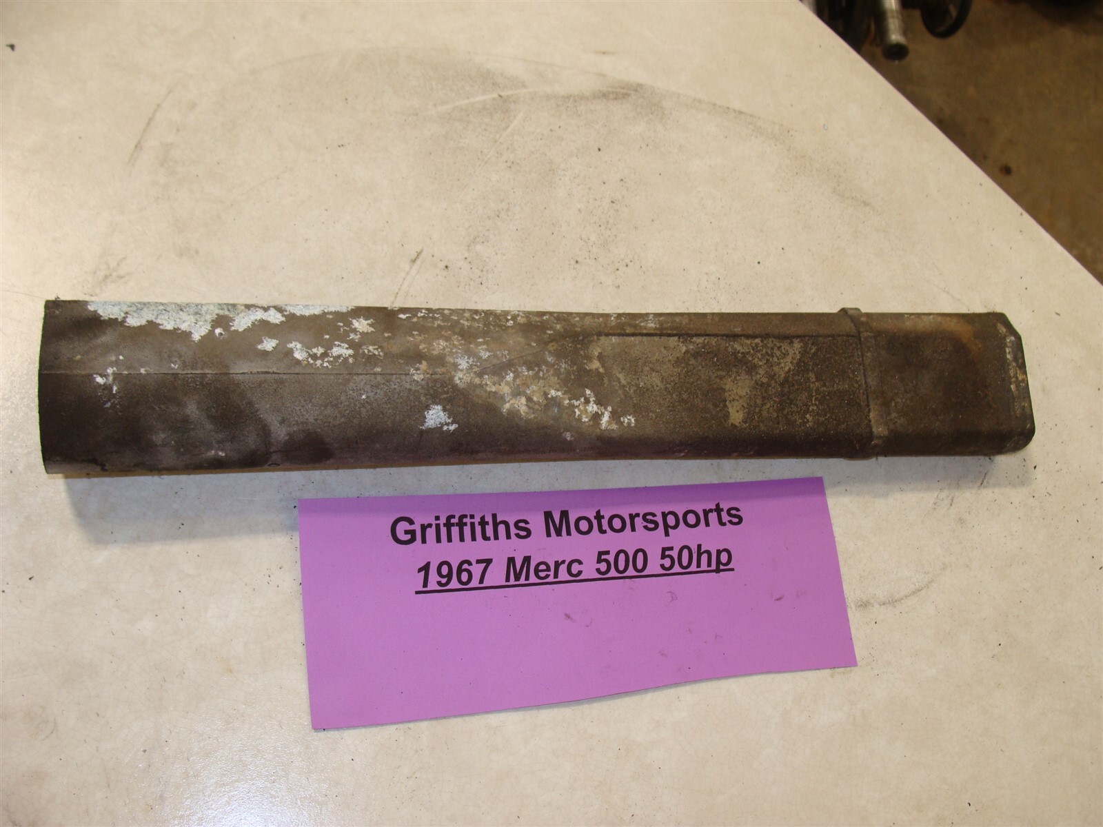 1967 68 69 Mercury MERC Kiekhaefer 500 outboard 50hp 4cyl exhaust pipe ...