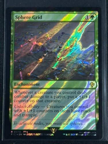 Magic MTG Final Fantasy Collector's Commander Surge Foil Sphere Grid SP ...