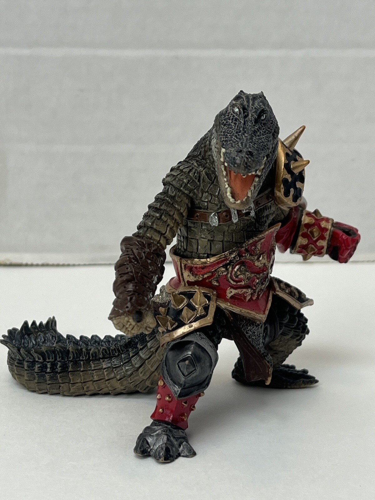 2008 Papo Crocodile Alligator Reptile Mutant Warrior Action Figure 1 ...