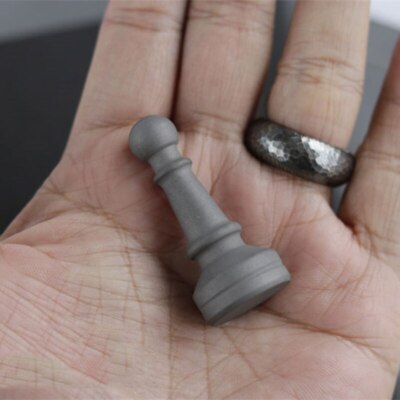 New Titanium International Chess Fidget Toy EDC Forget Worry Stone Hand ...