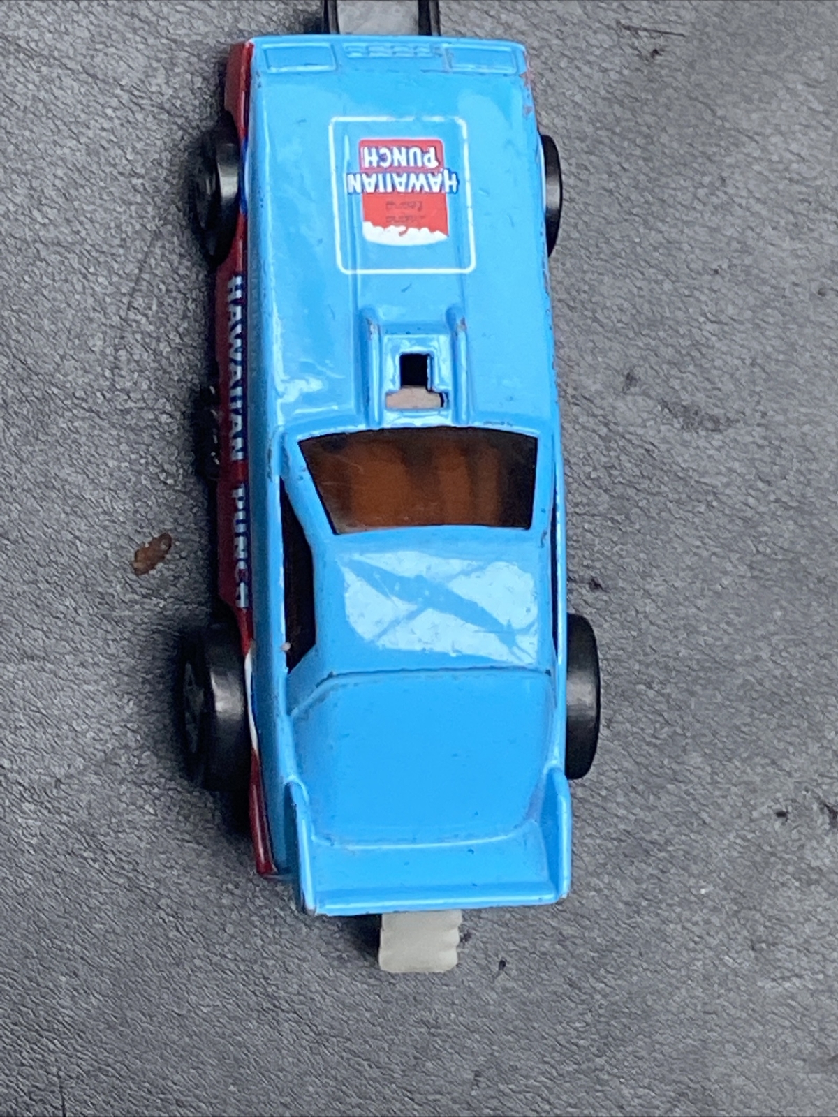 Rip Cord Powered Hawaiian Punch Action Car 1986 ROAD CHAMPS FUNNY CAR ...