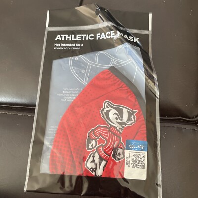 University Of Wisconsin Athletic Face Mask NEW Wisconsin Badgers | eBay