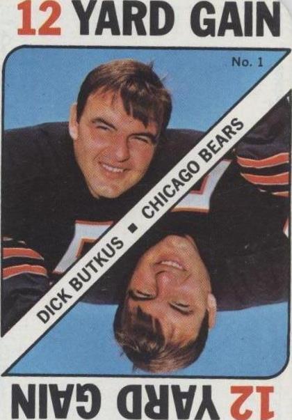 1971 Topps Game Cards Dick Butkus #1 for sale | eBay