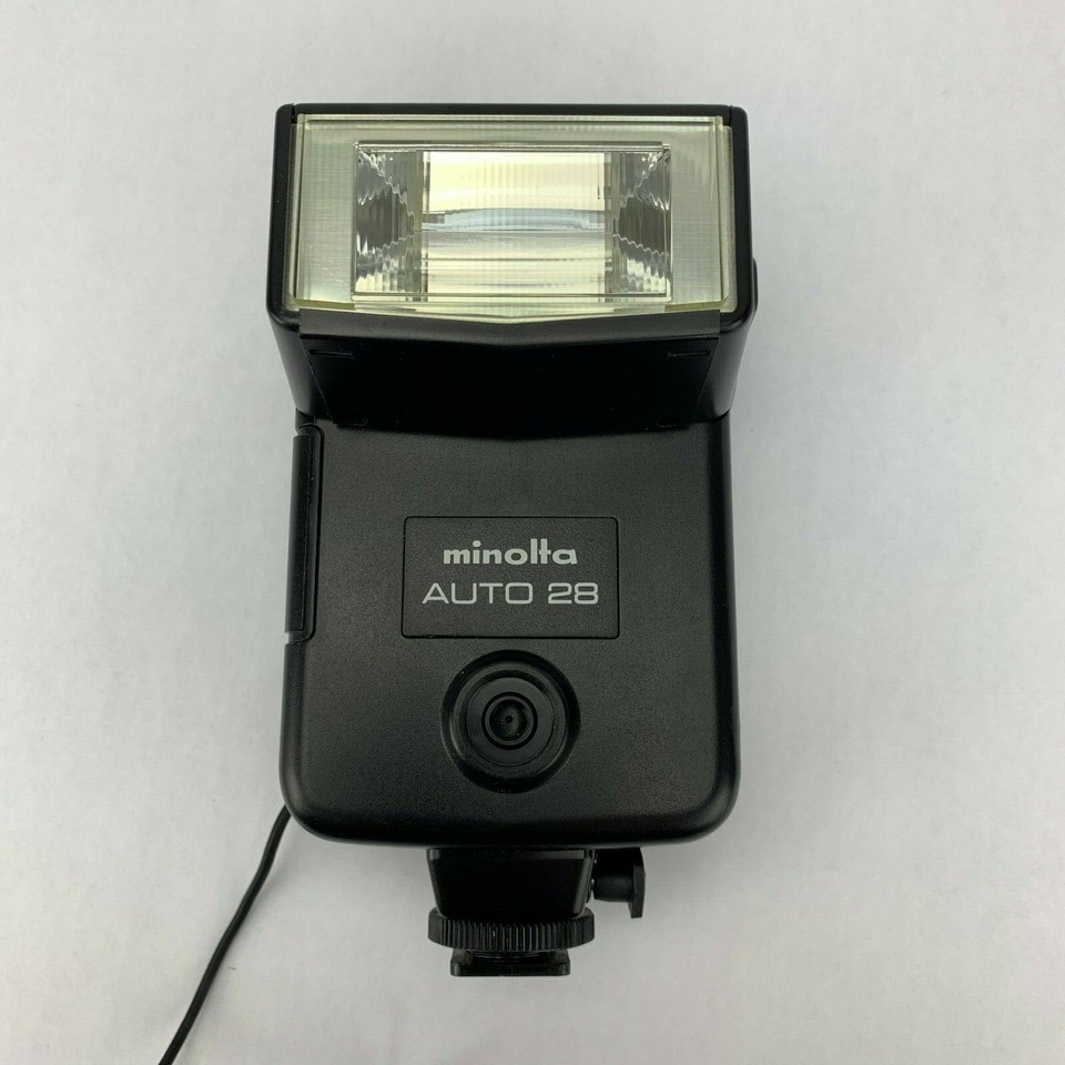 Minolta Auto Electroflash 28 Flash w/ Owners Manual | eBay