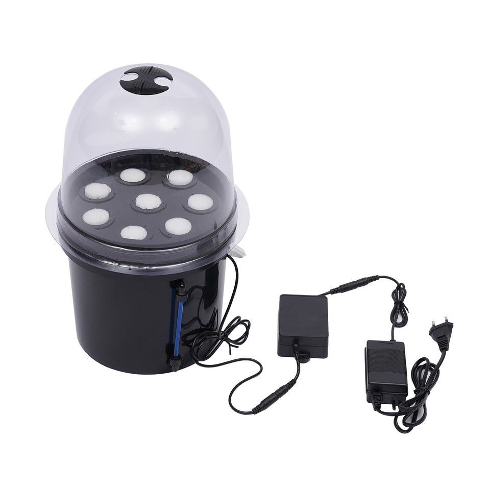 PP Hydroponics Seedling & Cloning System Aeroponic Propagation Kit 8 ...