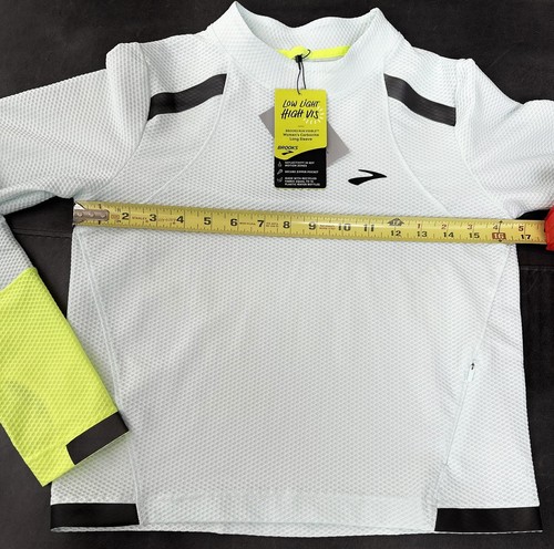 NWT Women Brooks Carbonite Long Sleeve Reflective Running Top XS Icy ...