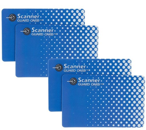 Scanner Guard 2 Sets of 2 RFID Protecting Cards in Blue | eBay