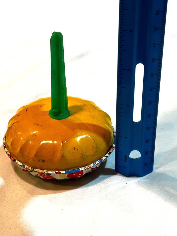 TIN LITHO CLOWN NOISEMAKER NEW YEARS EVE PARTY FAVOR HOLIDAY RATTLE ...