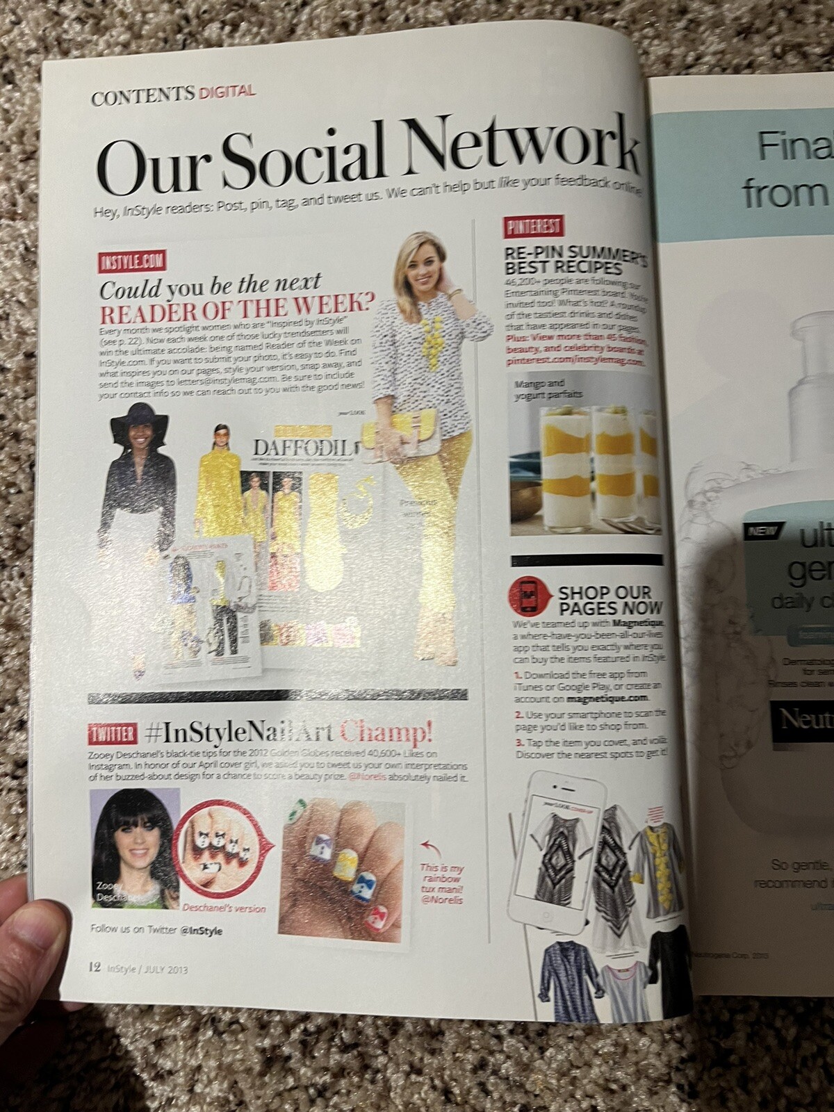 In Style Magazine Salma Hayek Summer Fashion Shoes Bags Budget Style ...