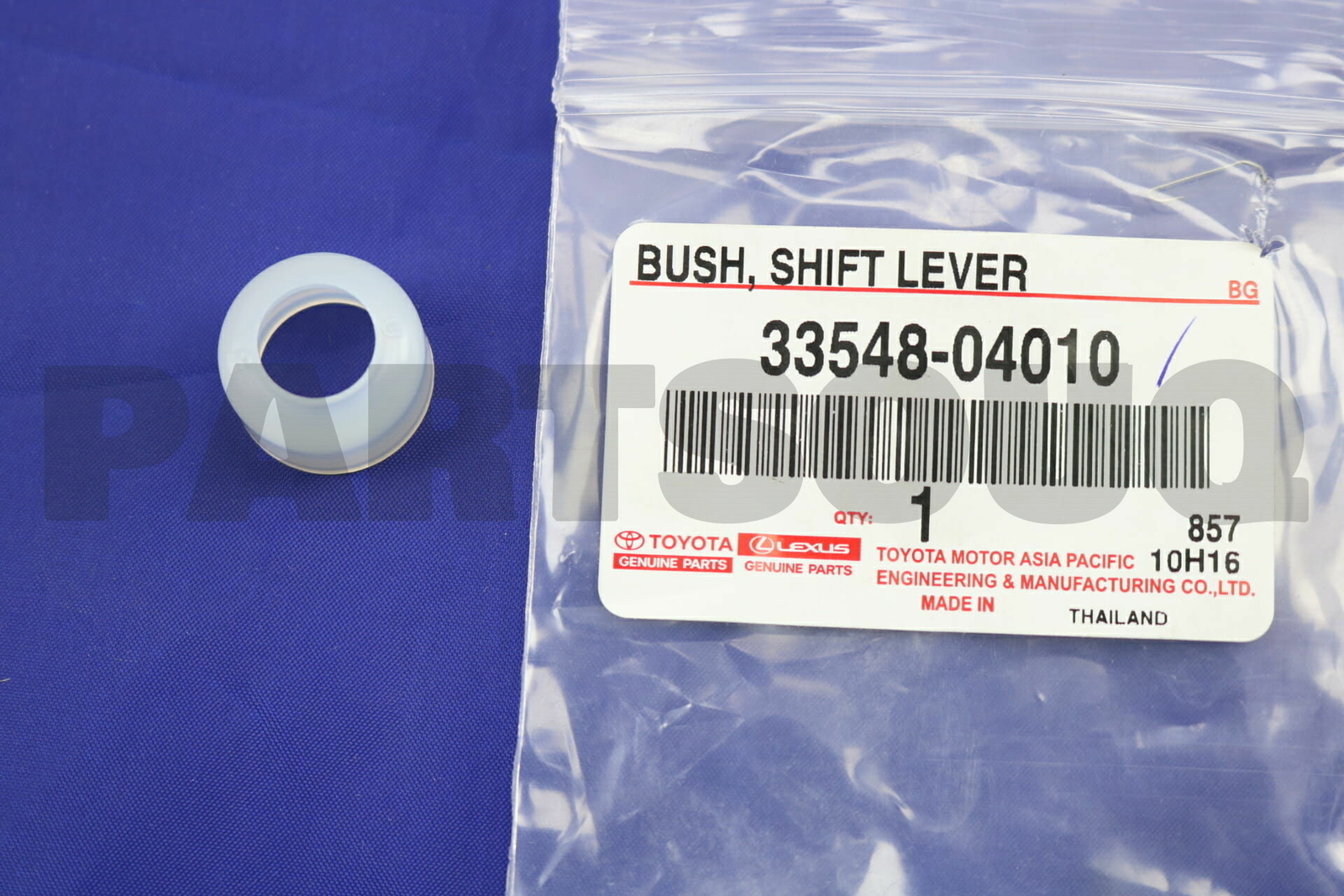 3354804010 Genuine Toyota BUSH, NO.1, SHIFT LEVER (FOR FLOOR SHIFT ...