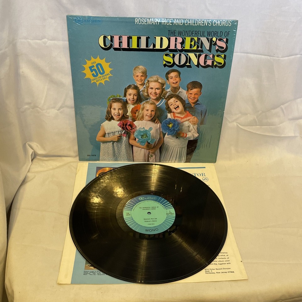 The Wonderful World Of Children's Songs (Vinyl, 1967) RCA Camden CAL ...