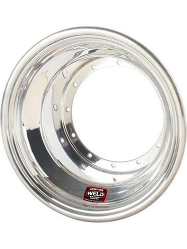 Weld Racing Micro Sprint Wheel Polished 10x2 Inner Outer Rim Half No ...