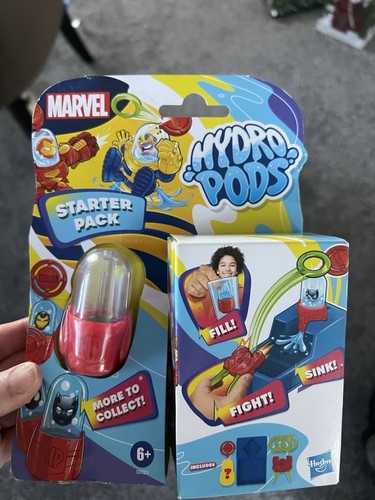 Marvel Hydro Pods Starter Pack Water Action Figure Toy New Sealed | eBay