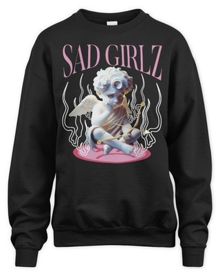 New Sad Boyz Sad Girlz Streetwear Crewneck Sweatshirt Size Small Unisex ...