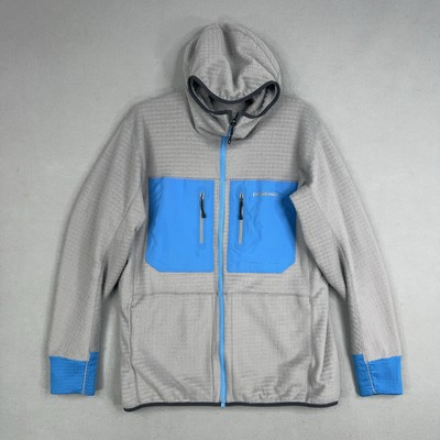 Patagonia Jacket Mens XL Gray Blue R3 Regulator Full Zip Waffle Fleece ...
