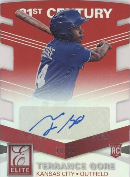 2015 Panini Elite - Signatures 21st Century Red Die-Cut #19 Terrance ...