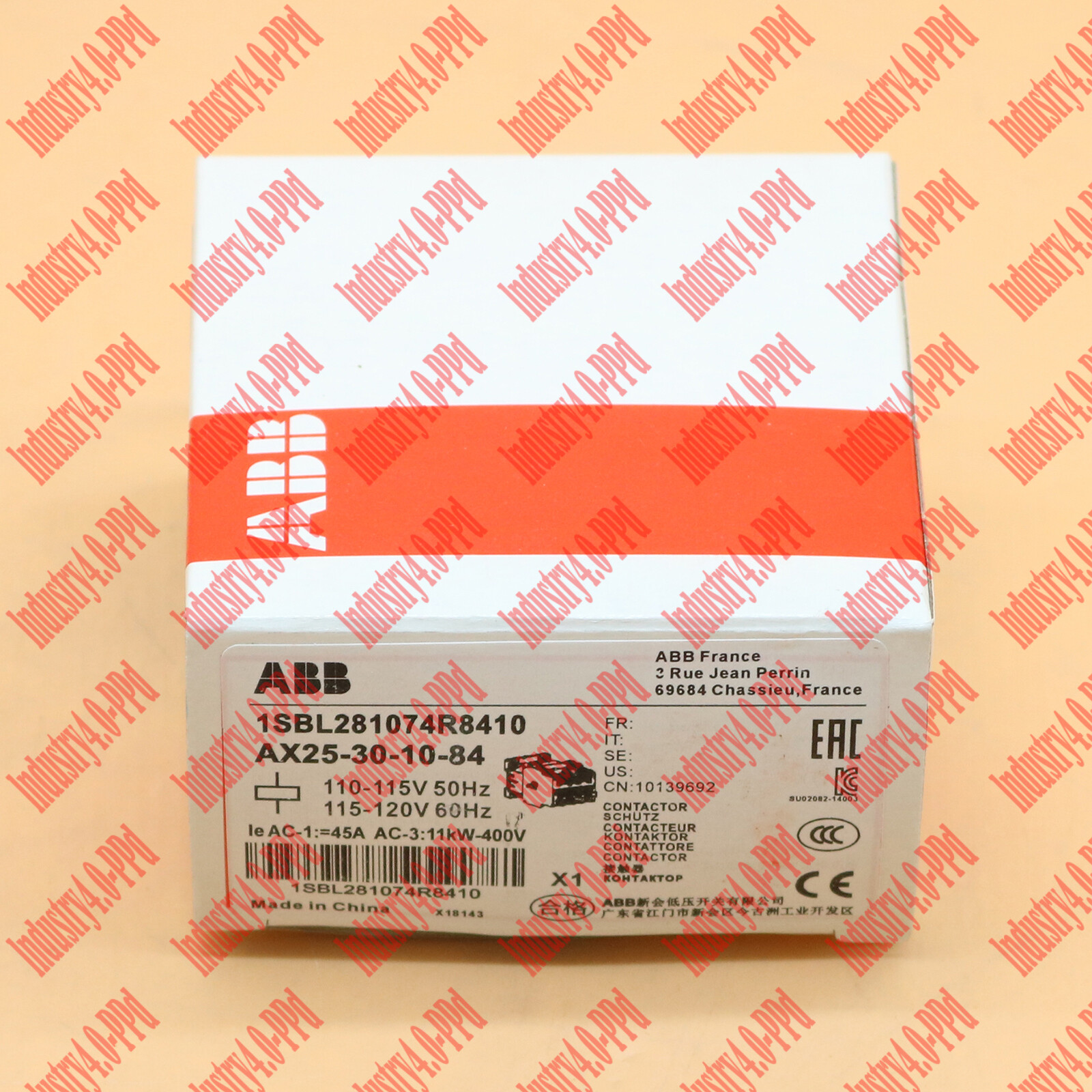 one new ABB AX25-30-10-84 AC110V Electrical AC Contactor spot stock # ...