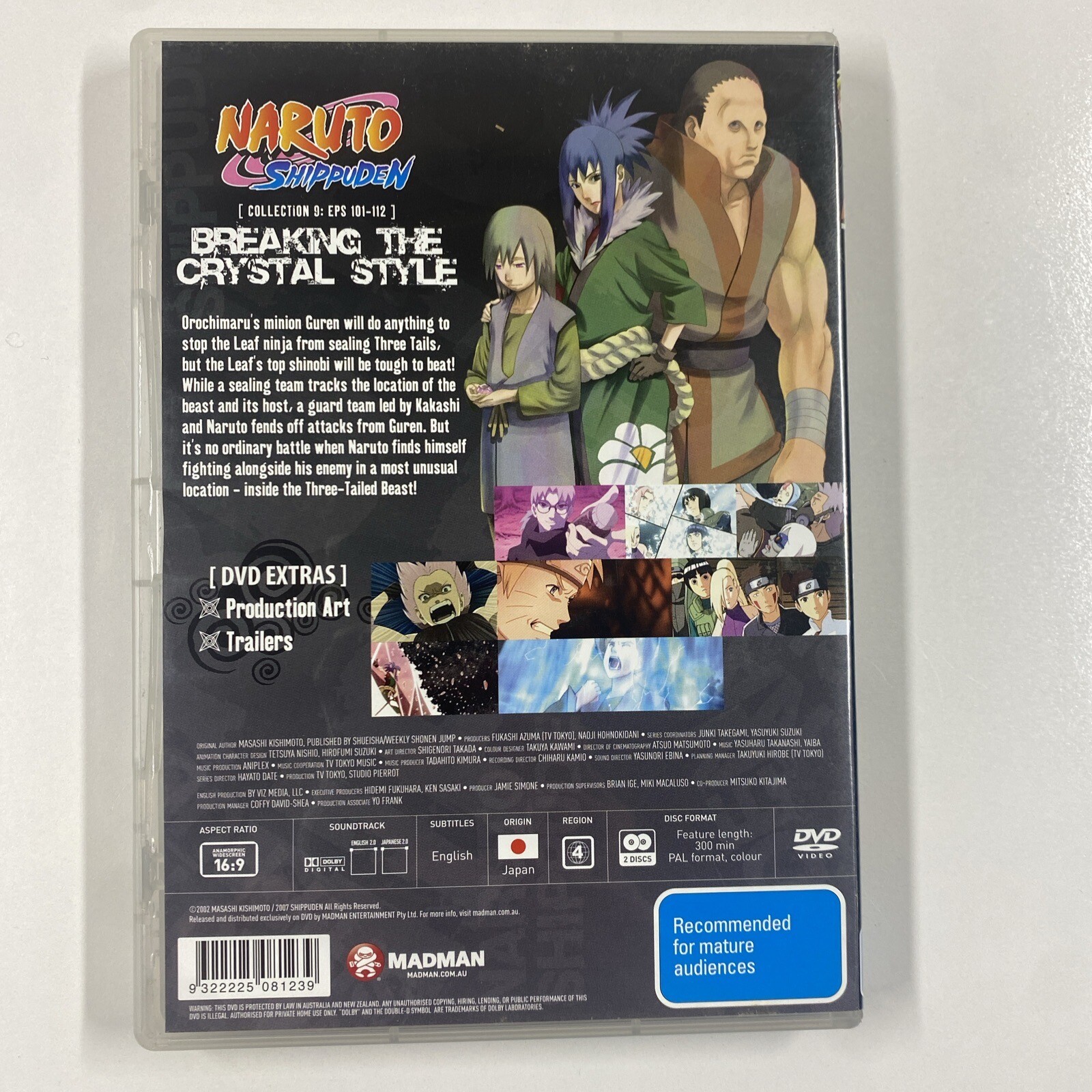 Naruto Shippuden : Collection 9 : Eps 101-112 (DVD, Anime) Australia ...