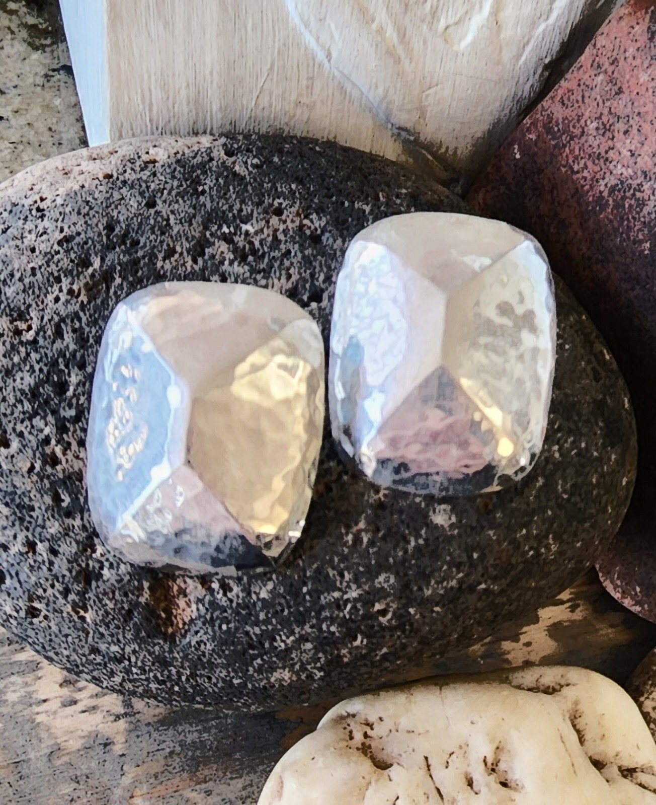 BEAUTIFUL James Avery Dimensional Hammered Rectangle … - Gem