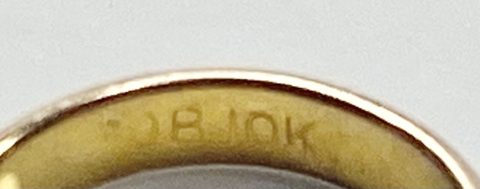 ANTIQUE OSTBY BARTON 10K BABY RING OB VINTAGE (C163B) - Gem