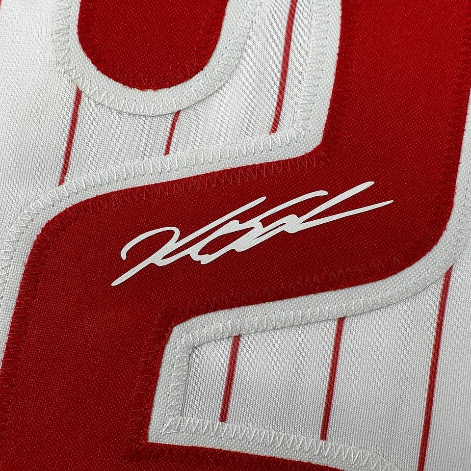 Framed Facsimile Autographed Kyle Schwarber 33x42 Reprint Laser Auto ...