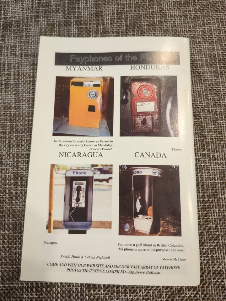 2600 The Hacker Quarterly Magazine - Winter 1996 | eBay