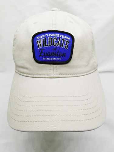 Northwestern WILDCATS of Evanston Baseball Cap Hat Captivating Headwear ...
