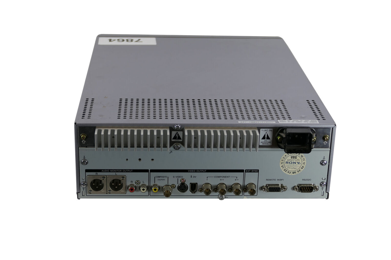 Sony J-30 | Betacam / SP / SX / Lecteur compact Betacam numérique ...