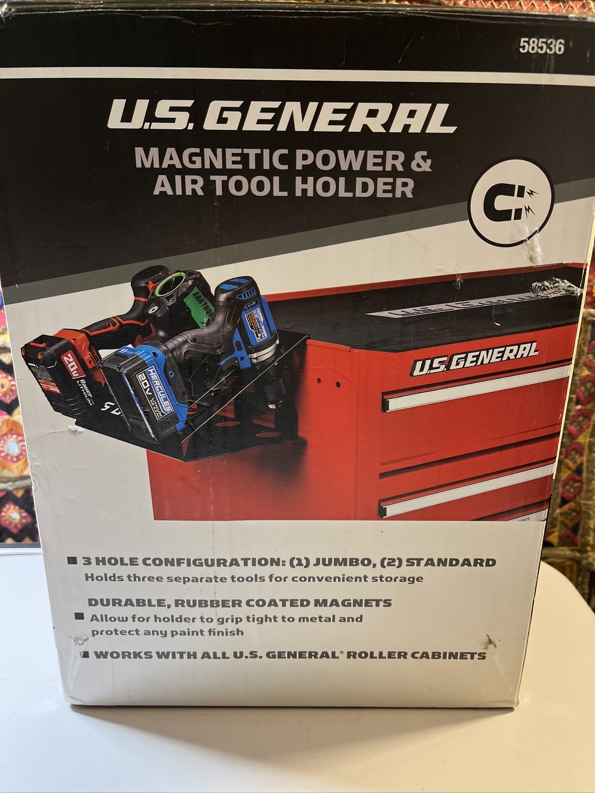 Holds 3 Power Tools Magnetic Screw Gun Drill Power And Air Tool Holder ...