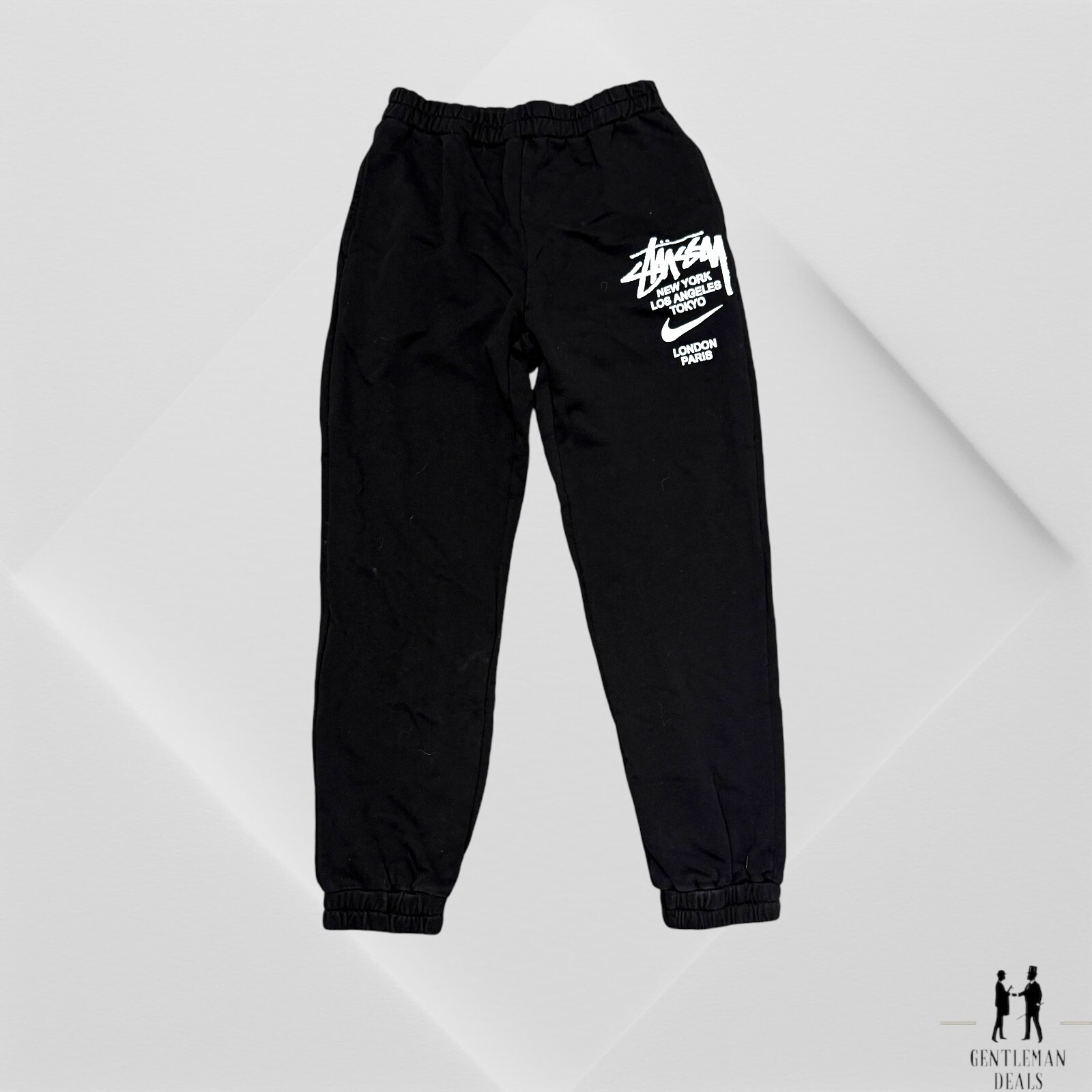 Nike x Stussy New York London Tokyo Sweatpants Black … - Gem