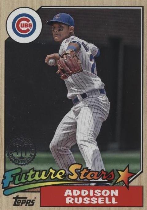 2017 Topps - 1987 Topps Baseball 30th Anniversary Future Stars Addison Russell #87-92 for sale ...