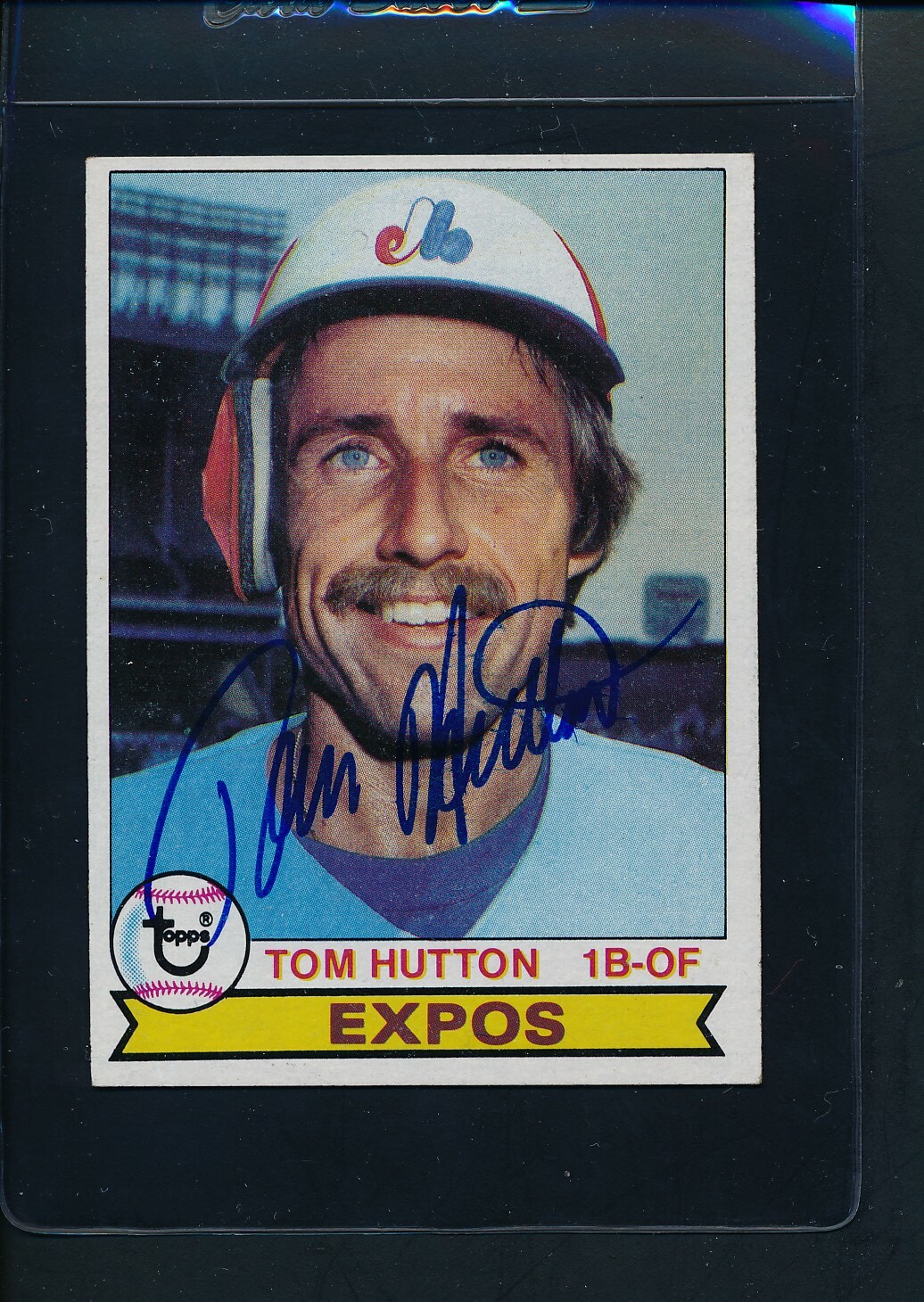 1979 Topps #673 Tom Hutton Expos Signed Auto *48505 | eBay