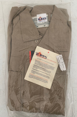 Topps CO07-5550 NOMEX COVERALL 4.5 oz Tan New With Tags Vintage Sz 42-T ...