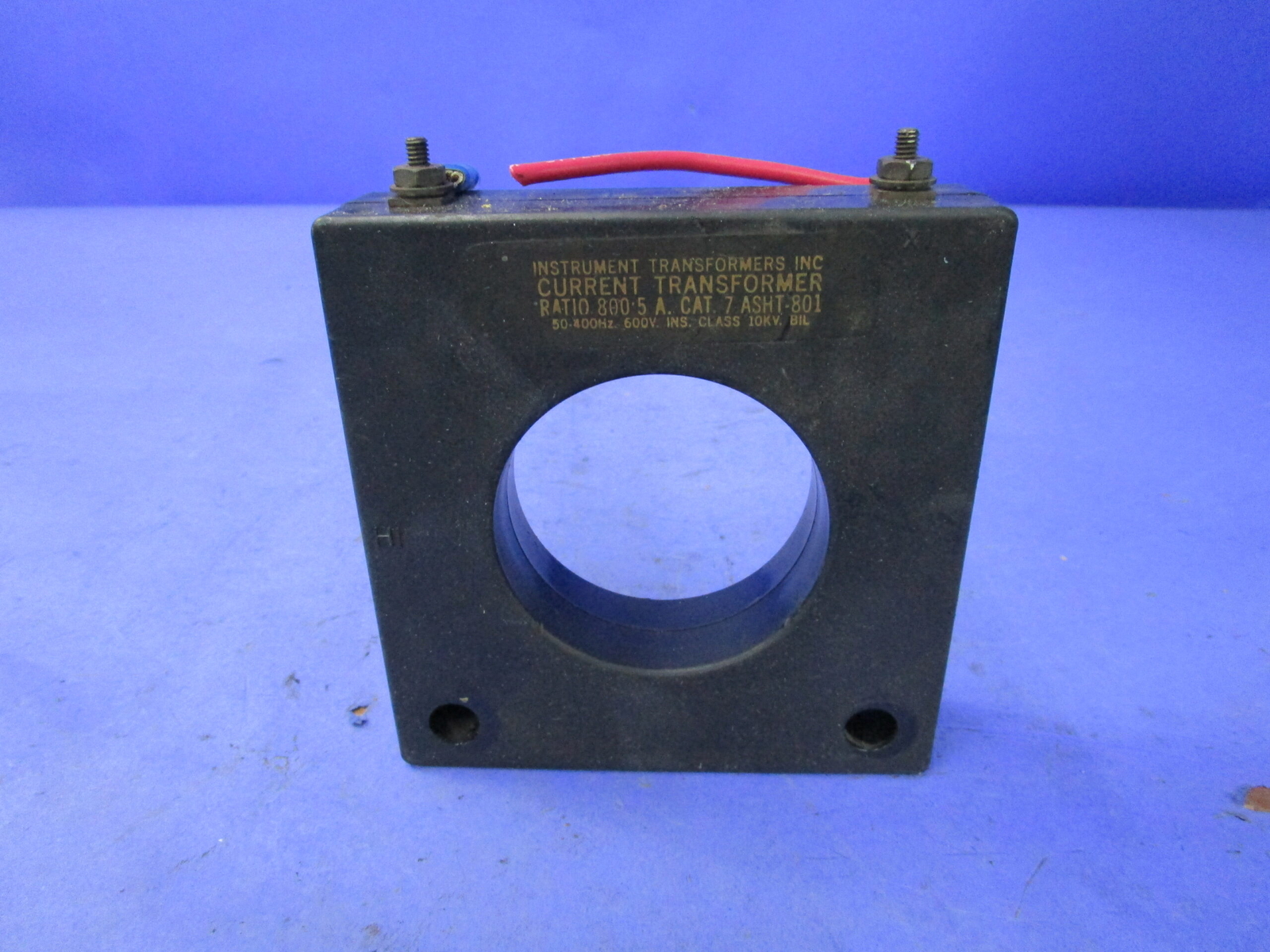 INSTRUMENT TRANSFORMERS CURRENT TRANSFORMER 7 ASHT-801 10KV RATIO 800 ...