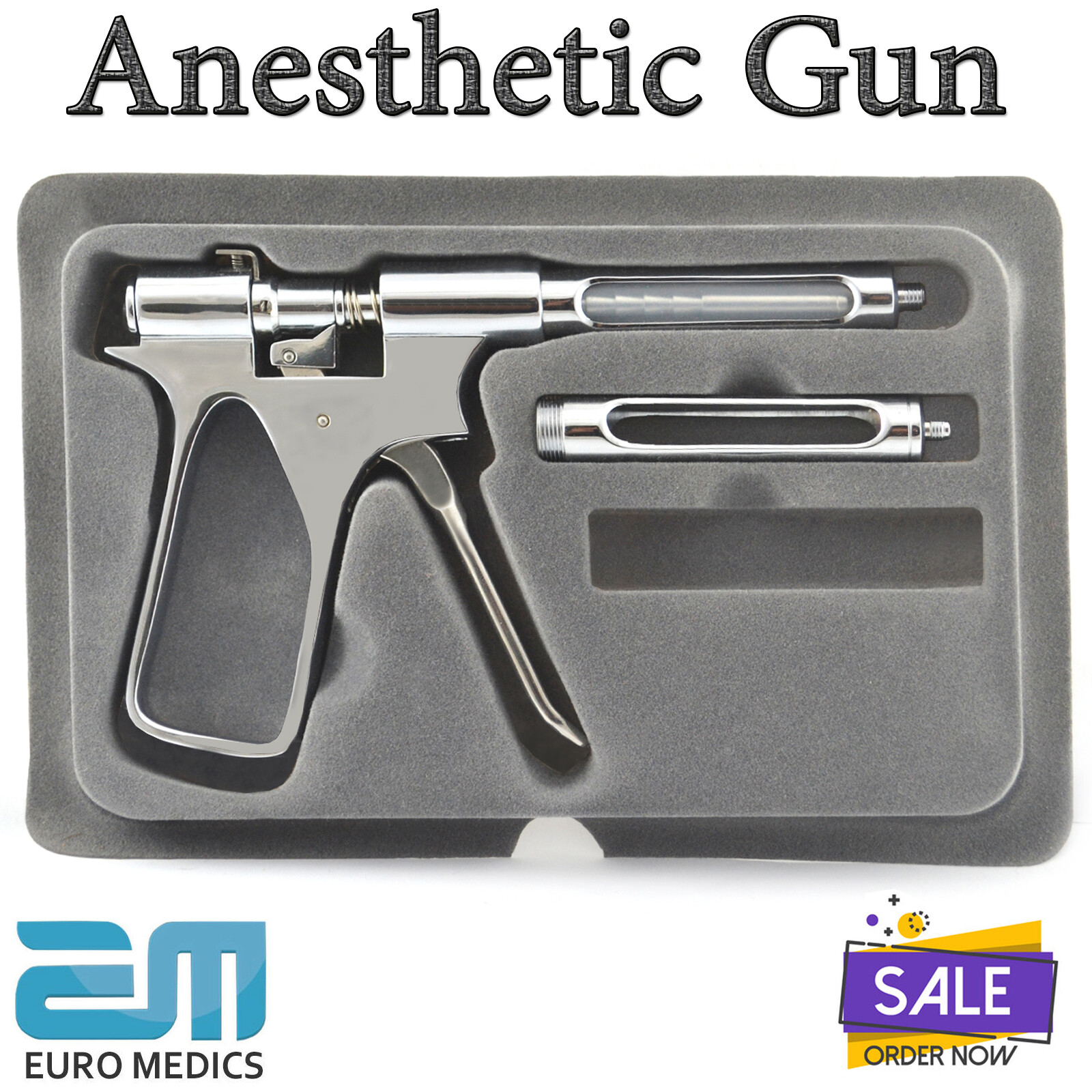 Intraligamental Syringe Anesthetic Gun Dental Implant 1.8ml S.Steel CE ...