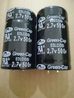 2pcs 2.7V 500F 35*60mm Super Capacitor Super Farad Capacitor NEW | eBay