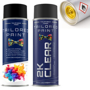 SUBARU N45 SET GRAY 45 Car Aerosol Spray Paint Basecoat + 2K Lacquer ...