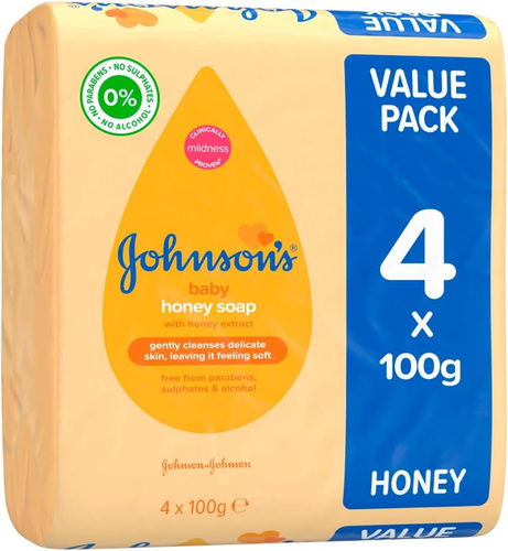 Johnson'S Baby Soap with Honey, 100 G, Pack of 4 | eBay UK