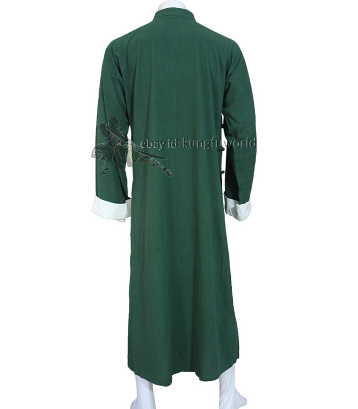 Wing Chun IP MAN Robe Chinese Cheongsam Tai chi Uniform Kung fu Suit ...