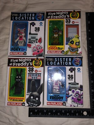 2017 FNAF McFarlane 4 PACKS LOT set | eBay
